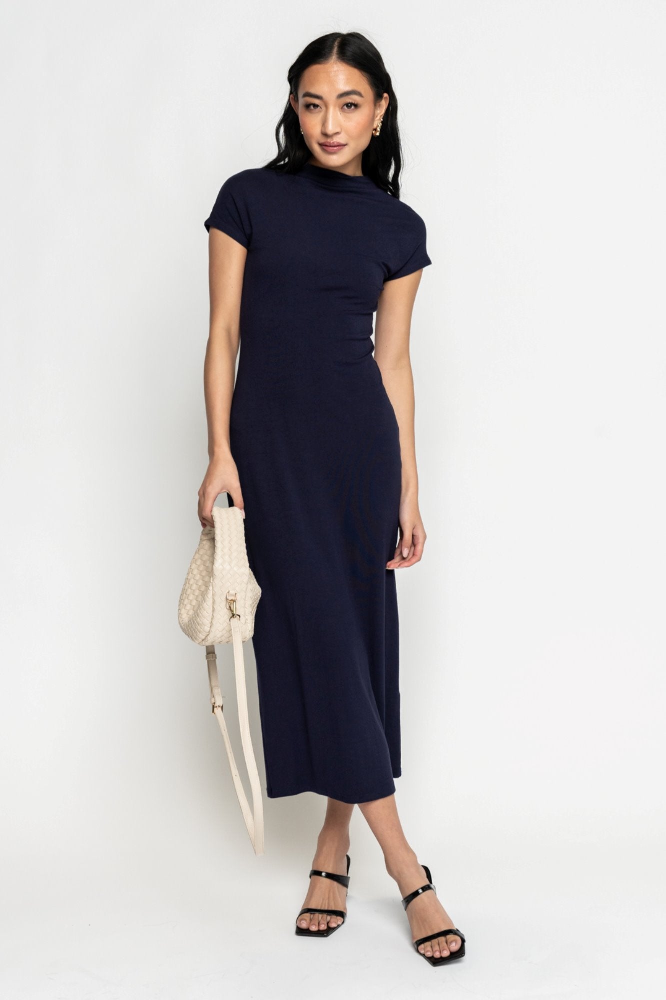 Carina Dress in Navy – Holley Girl