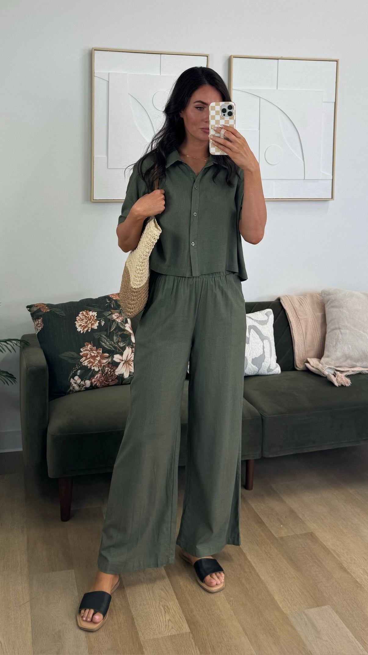 Gabbie Top in Olive - FINAL SALE – Holley Girl