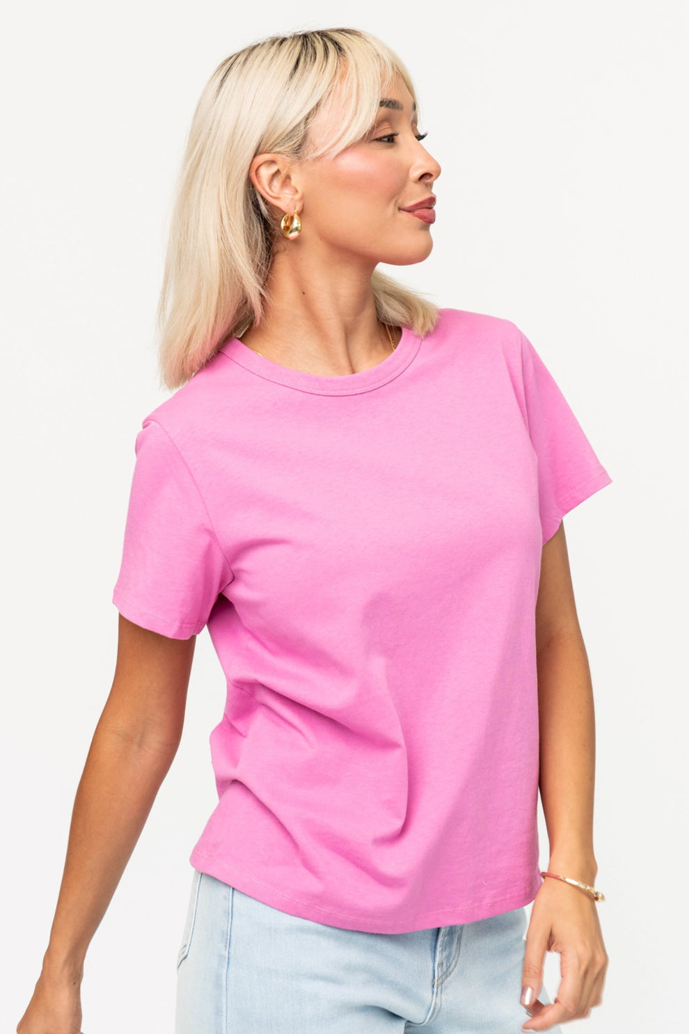Dove Tee in Flamingo - FINAL SALE – Holley Girl