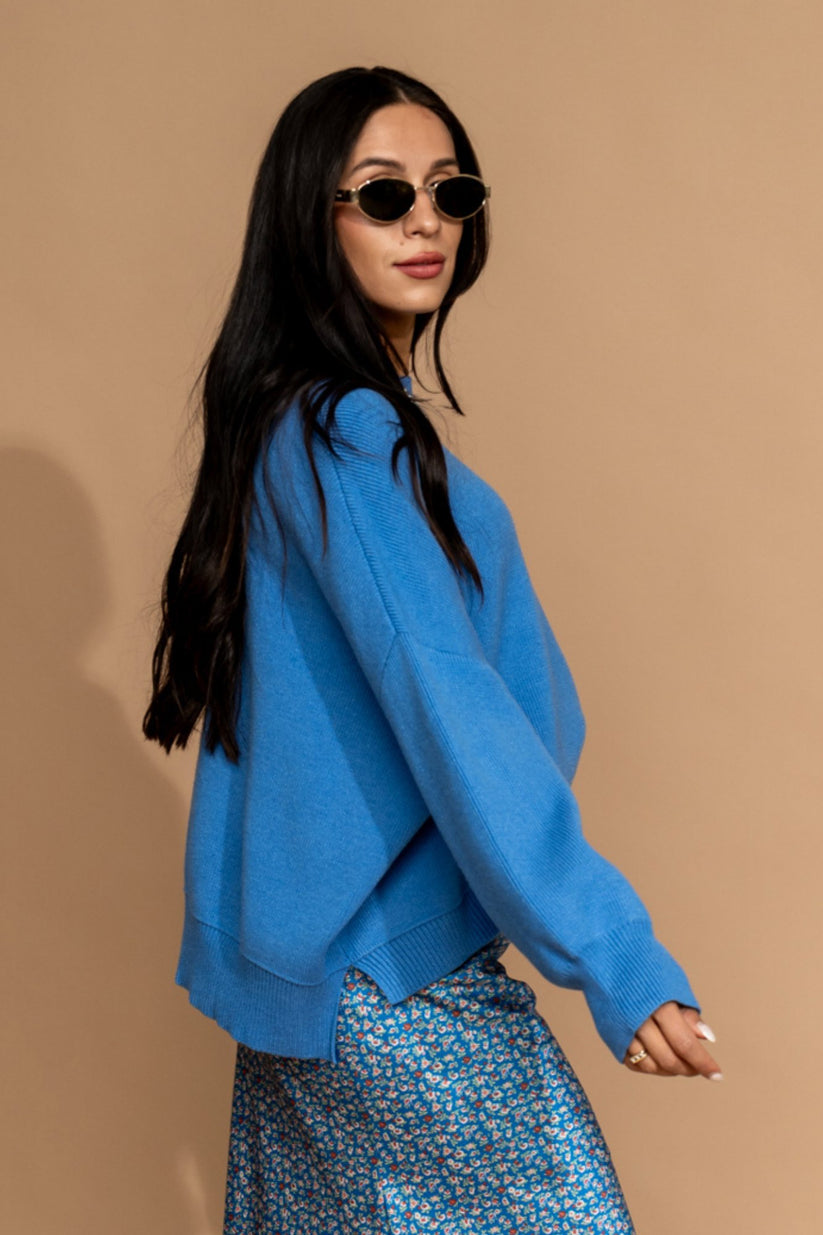 Marisol Sweater in Ocean – Holley Girl